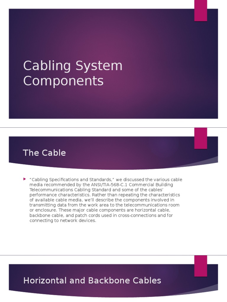 Structured Cabling Essentials | PDF | Electrical Components | Electricity