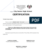 CERTIFICATE OF ENROLLMENT 4ps | PDF
