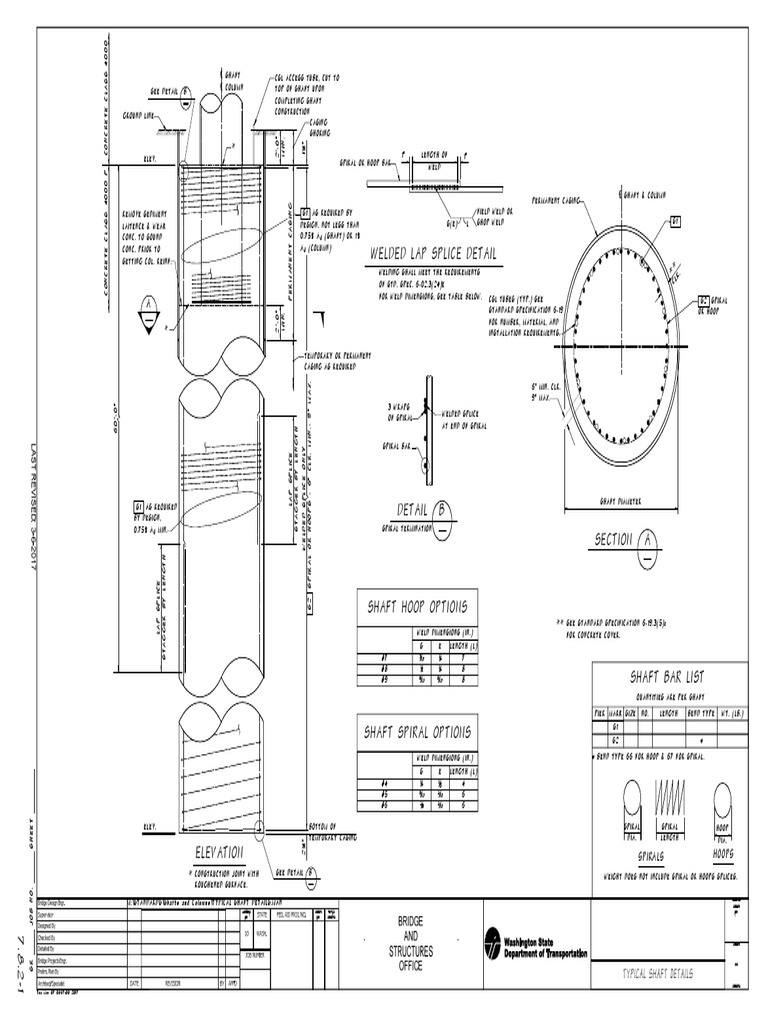 Welded Lap Splice Detail: Tue Mar 07 08:17:00 2017 | PDF | Civil ...