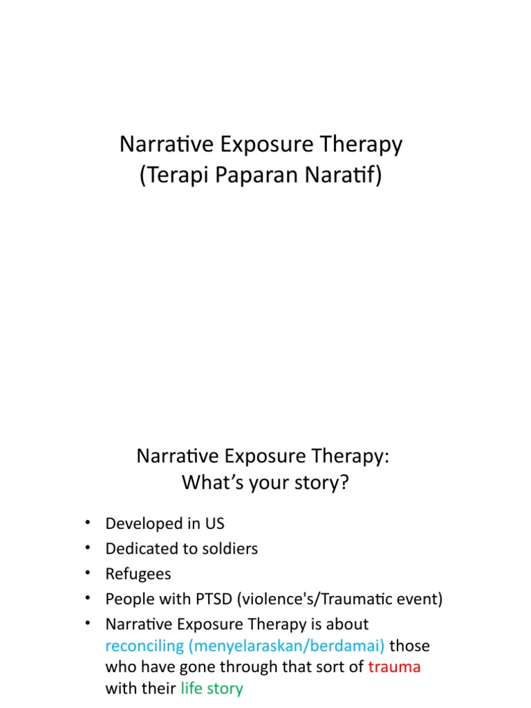 Narrative Exposure Therapy Overview | PDF | Psychological Trauma ...