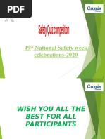 46th National Safety Quiz - 17 | PDF | First Aid | Risk Management