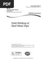 AWWA C600 1999 Installation of Ductile | PDF | Pipe (Fluid Conveyance ...