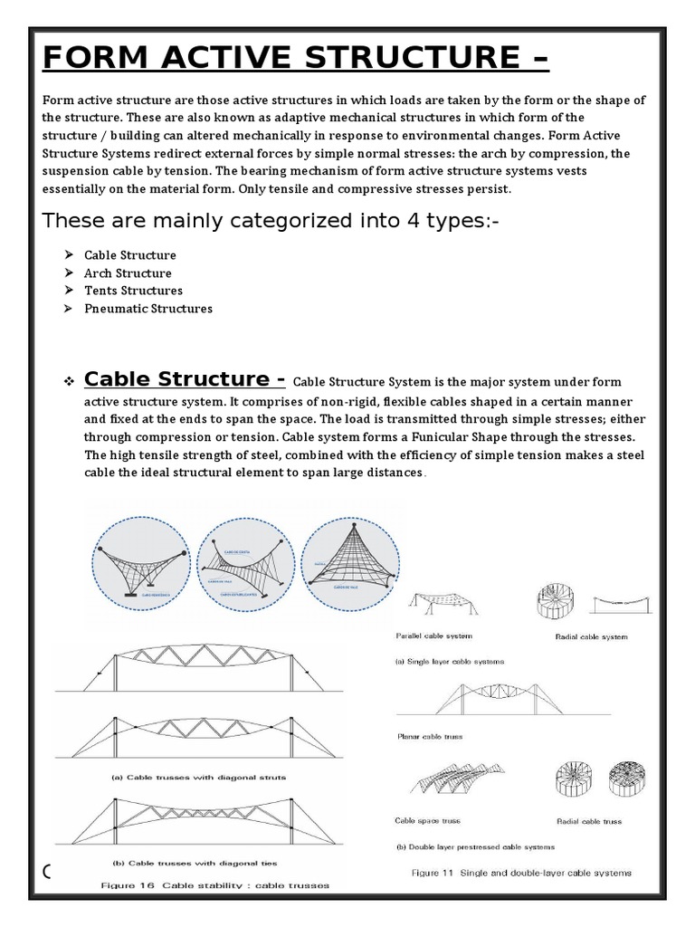 Form Active Structure | PDF | Stress (Mechanics) | Civil Engineering