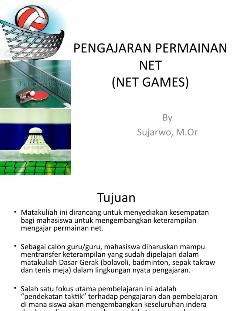 Pengajaran Permainan Net | PDF