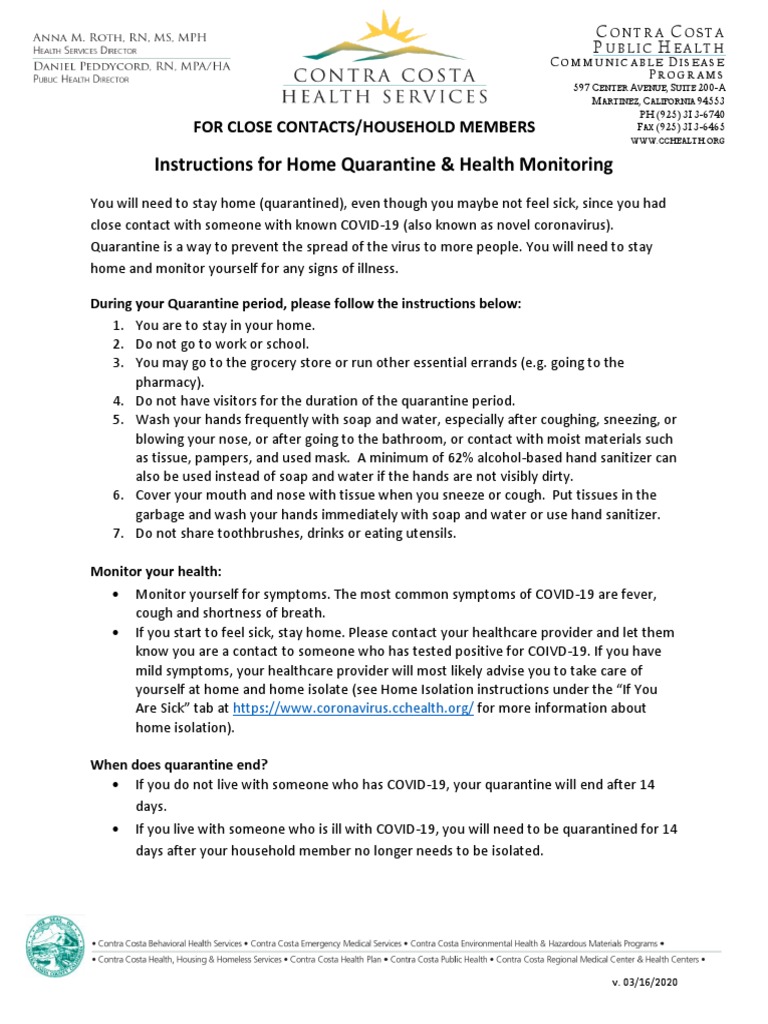 Mass Isolation, Quarantine Orders | PDF | Health Care | Health Sciences