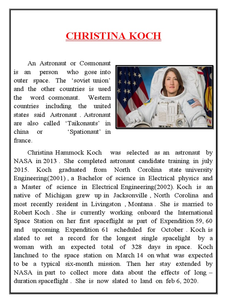 Astronaut | PDF