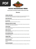 Server Menu Test Answer | PDF | Salad | Hamburgers