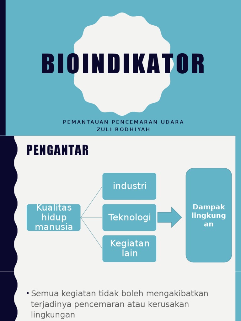 Konsep Bioindikator | PDF