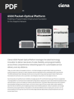 Ciena 6500 PDF | PDF | Wavelength Division Multiplexing | Computer Network