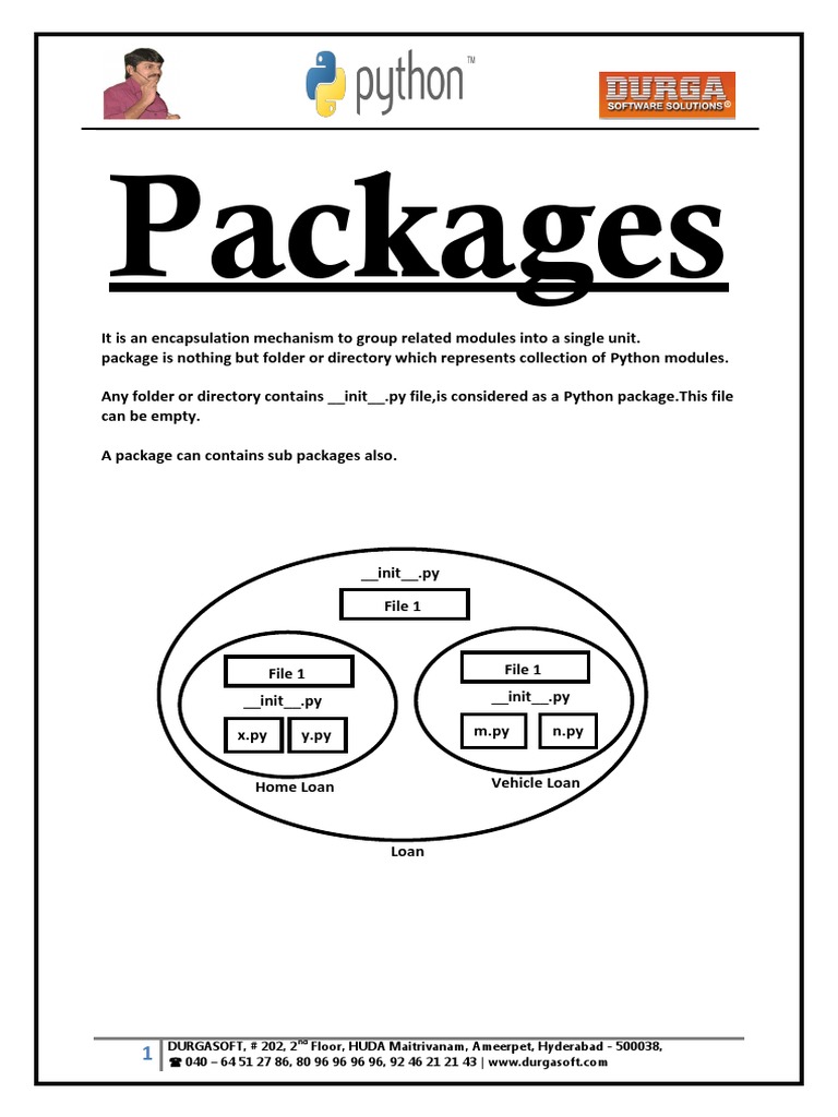 Packages: DURGASOFT, # 202, 2 Floor, HUDA Maitrivanam, Ameerpet, Hyderabad - 500038 | PDF ...