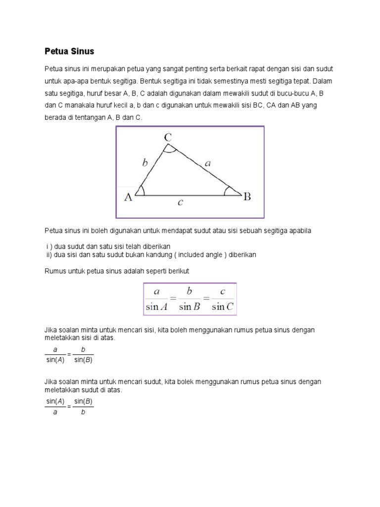 Petua Sinus | PDF