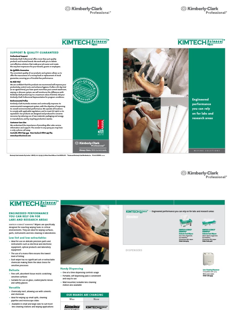 KIMTECH Science Brochure | PDF | Laboratories | Glasses