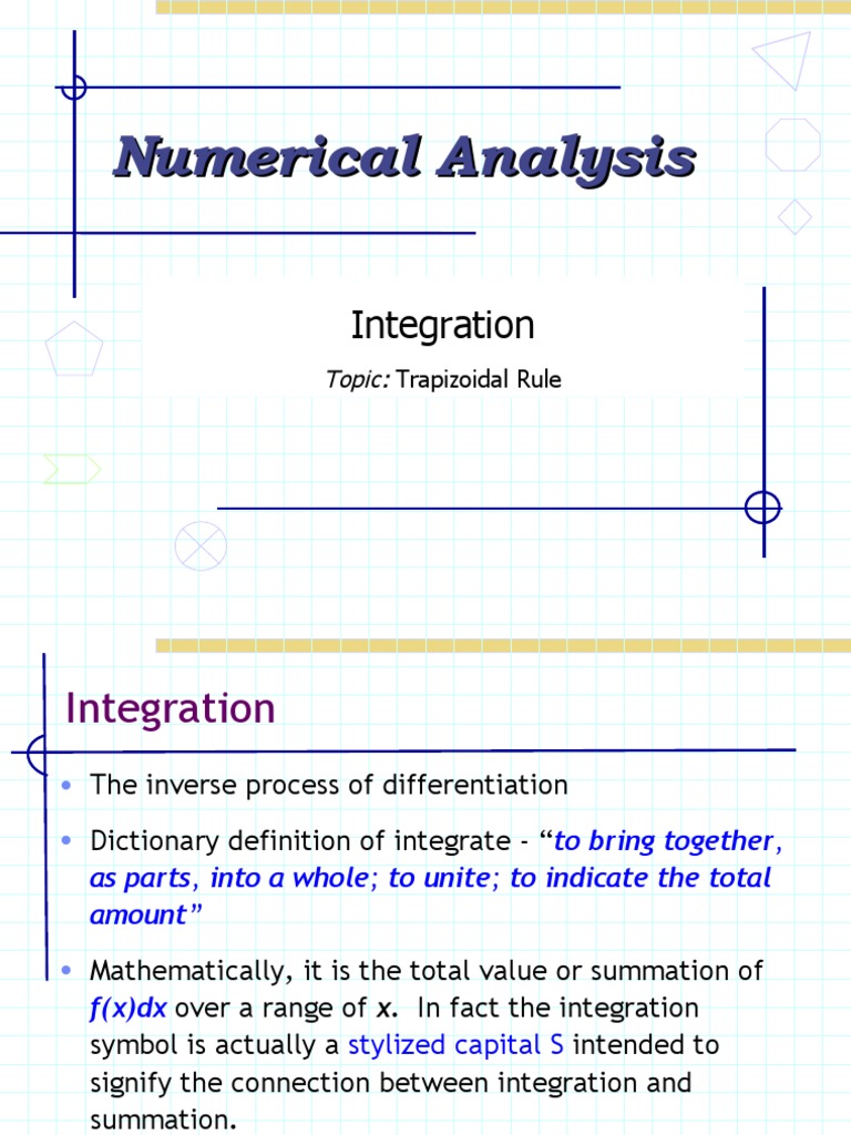 Lec 21 Trapizoidal Rule | PDF | Integral | Numerical Analysis