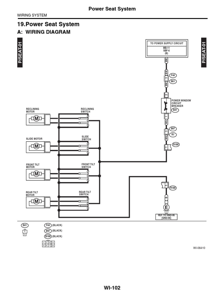 MSA5T0726A161930 Power Seat System PDF | PDF | Vehicle Technology ...