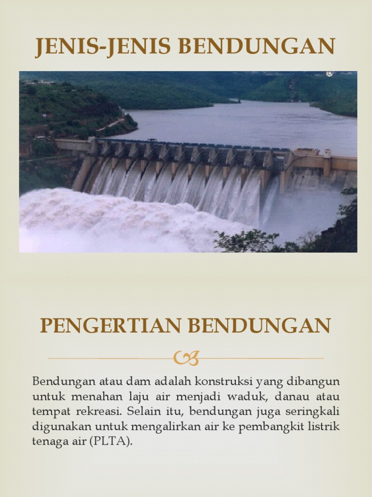Jenis dan Manfaat Bendungan | PDF | Seni