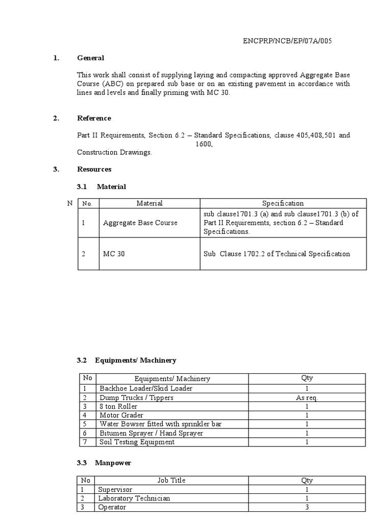 Laying and Compacting Aggregate Base Course and Priming with MC 30 ...