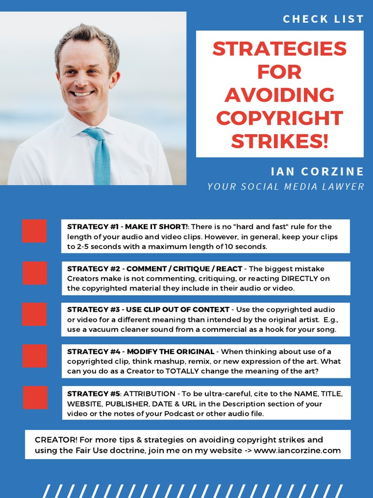 Strategies For Avoiding Copyright Strikes2 | PDF