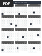 Islamic Calendar 2000 Overview | PDF | Ramadan | Religious Festival Or ...