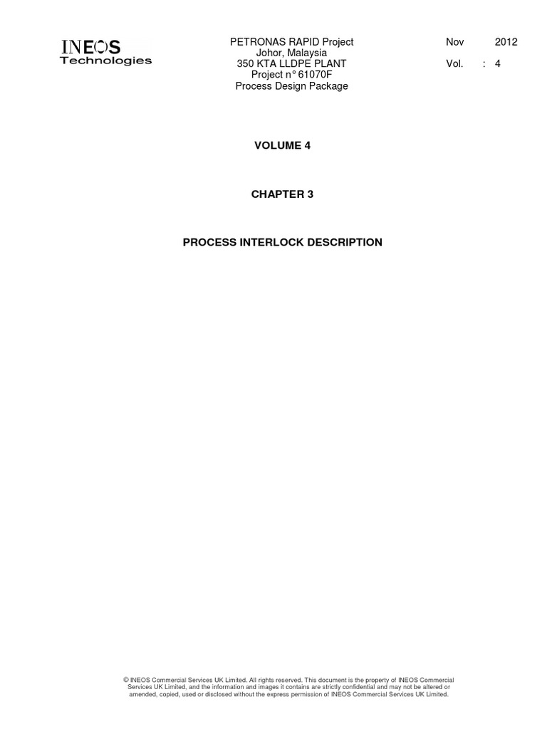 V4-CH03-Process Interlock Description Rev 1 - SECTION 200 TO 800 | PDF ...