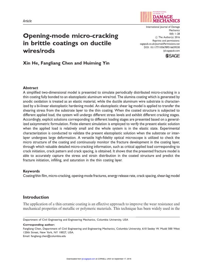 IMP - He2016 PDF | PDF | Fracture | Deformation (Engineering)
