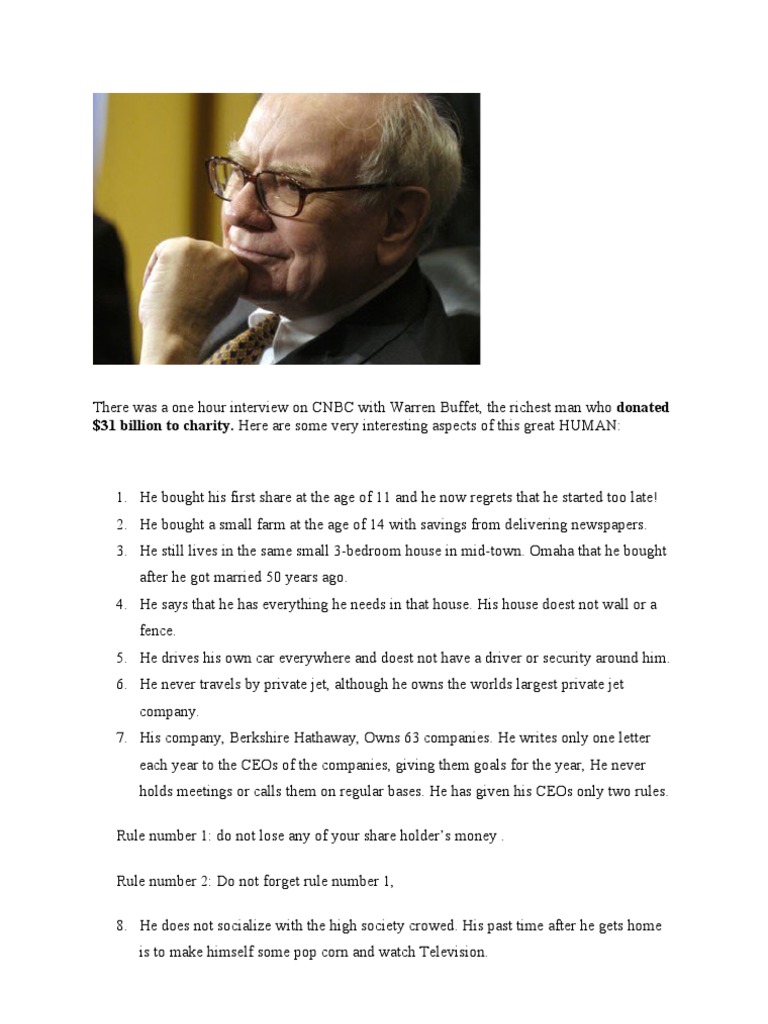 Warren Buffet | PDF