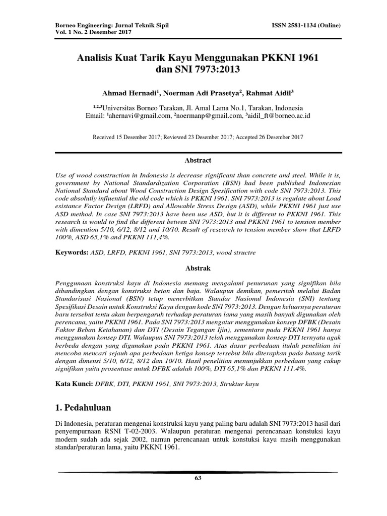 Analisis Kuat Tarik Kayu Menggunakan PKK b8442141 PDF | PDF | Teknologi ...