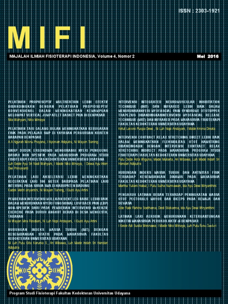 Majalah Jurnal Fisioterapi | PDF