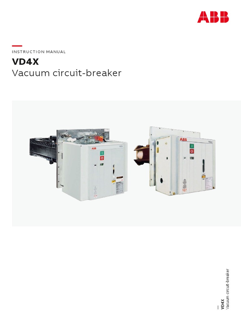 Vacuum Circuit-Breaker: Instruction Manual | PDF | High Voltage ...