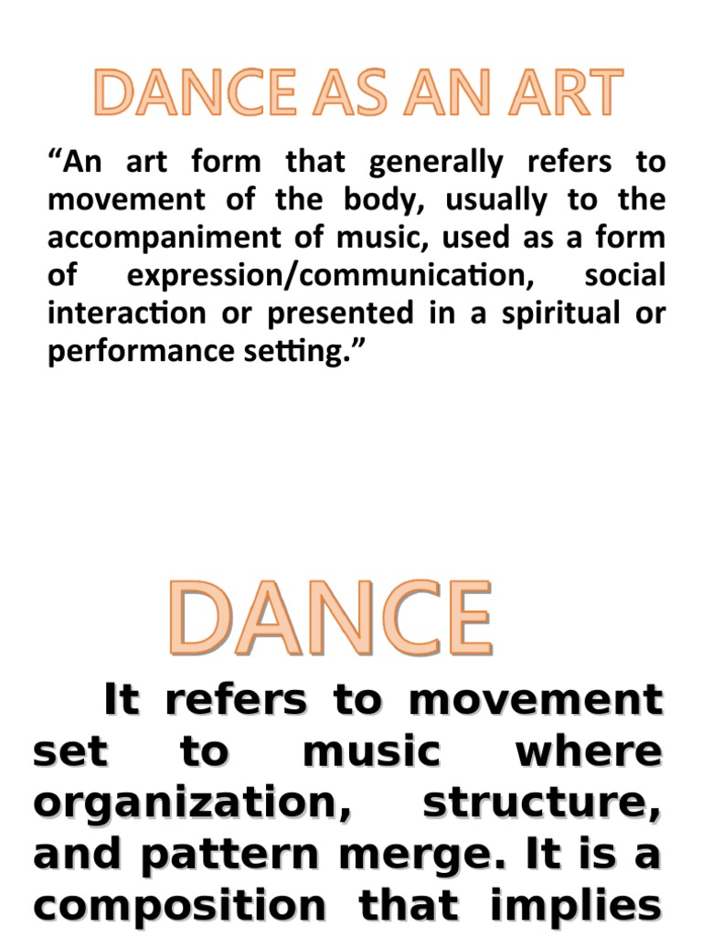 Understanding Dance as an Art Form | PDF | Dances | Rhythm