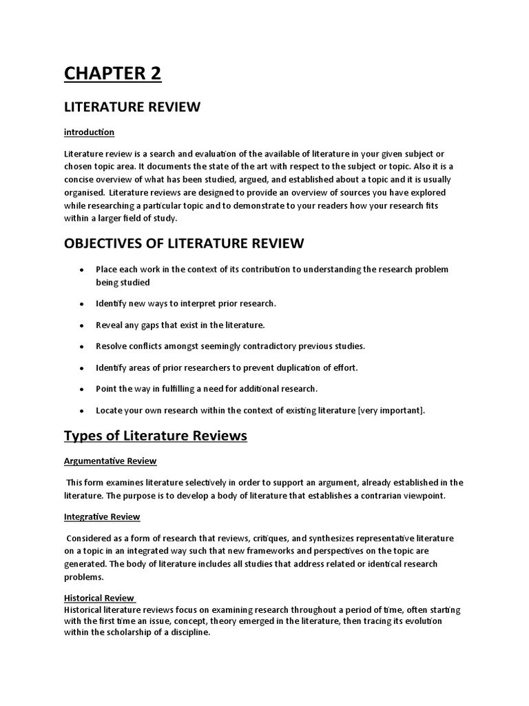 An Overview of the Objectives, Types, Stages, Importance and Conclusion ...