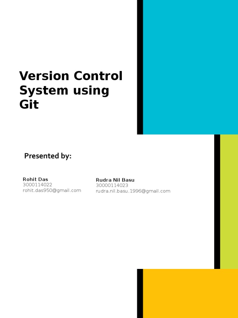 Version Control System Using Git | PDF | Version Control | Software Development