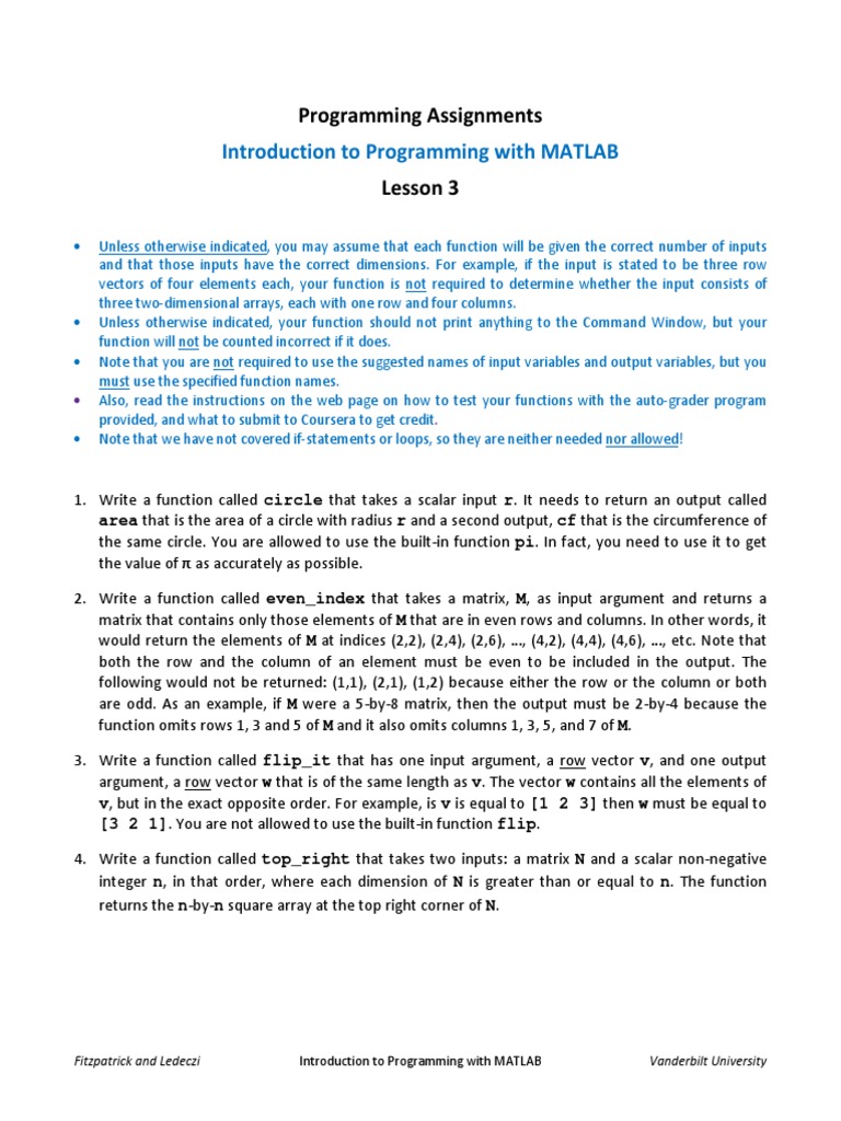 HW 3 | PDF | Euclidean Vector | Matrix (Mathematics)
