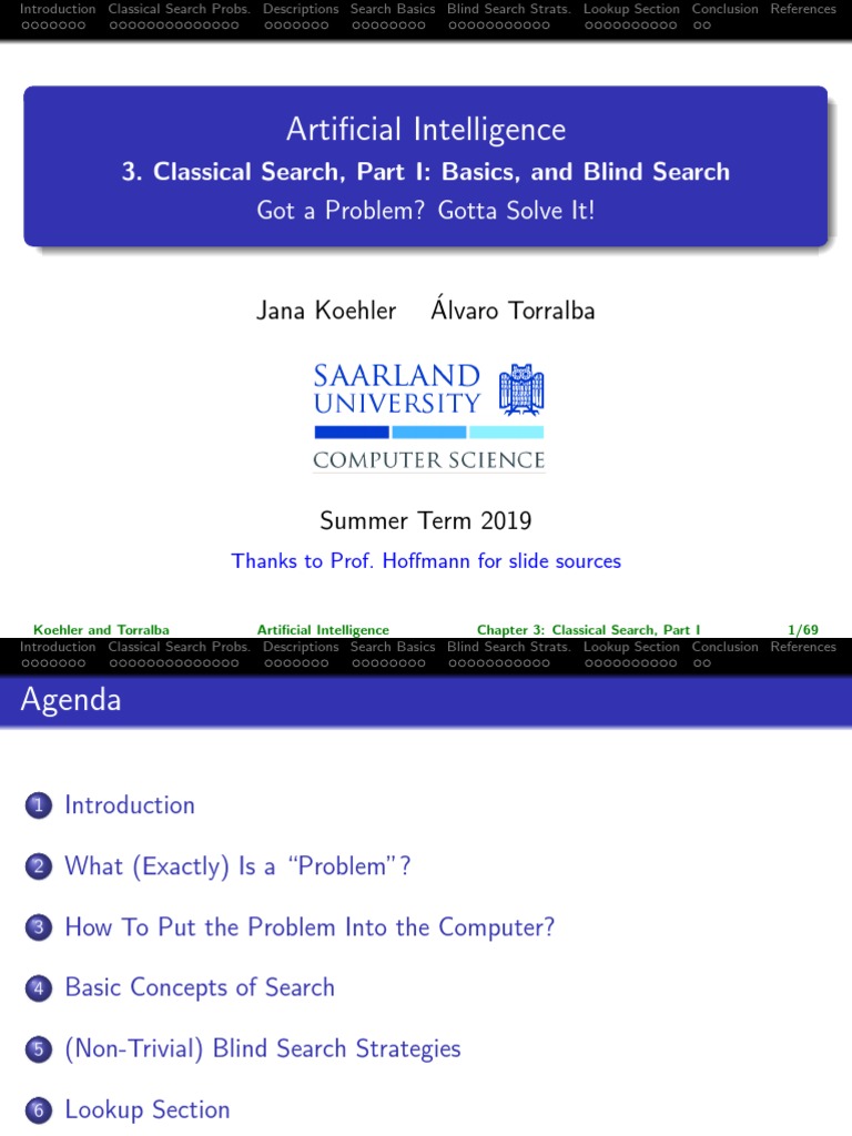 Ai03 Classical Search Part1 Posthandouts PDF | PDF | Mathematical ...