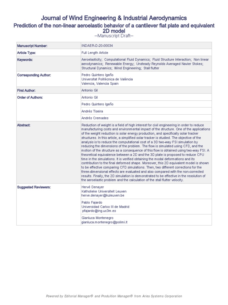 Journal of Wind Engineering & Industrial Aerodynamics | PDF ...