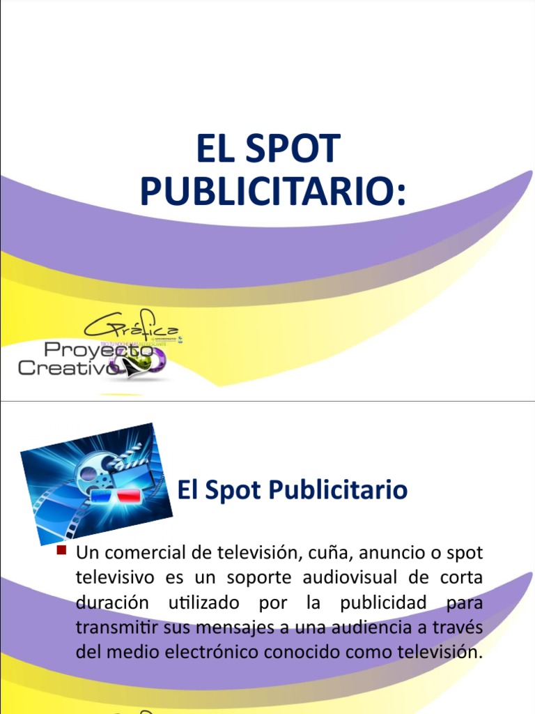 El Spot Publicitario | Anuncio de televisión | Comunicación