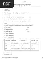Meyerhof's Bearing Capacity Method | PDF | Solid Mechanics | Soil