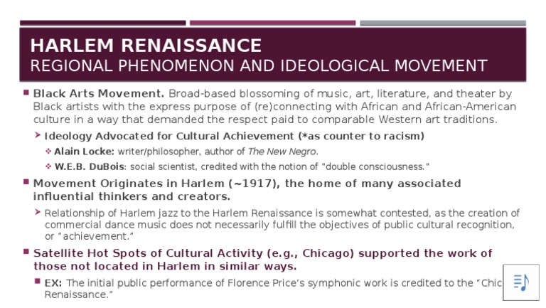 Harlem Renaissance - Introductions - With Narration | PDF