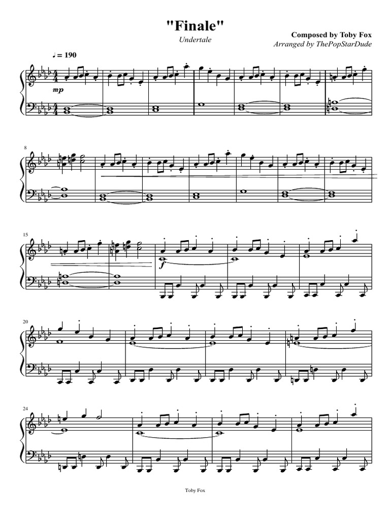 Finale Undertale | PDF