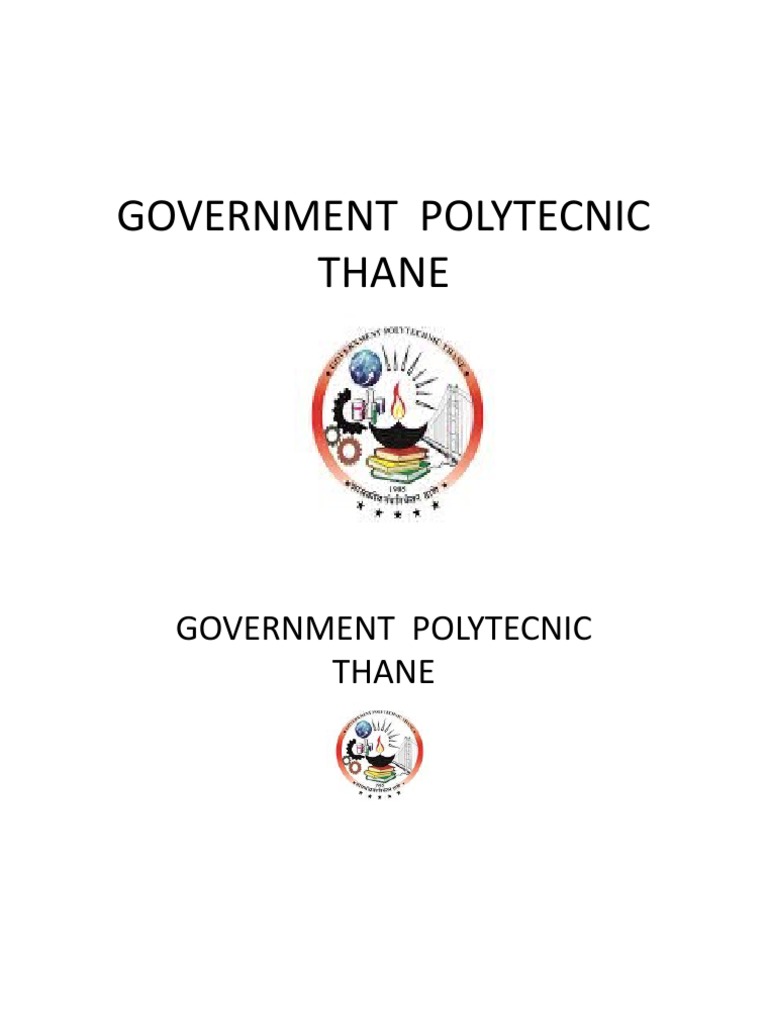 An Overview of Government Polytechnic in Thane: A Brief Report on its ...