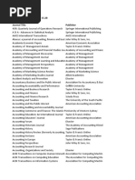 ABDC Journal Rankings Overview 2024 | PDF | Economics | Economies