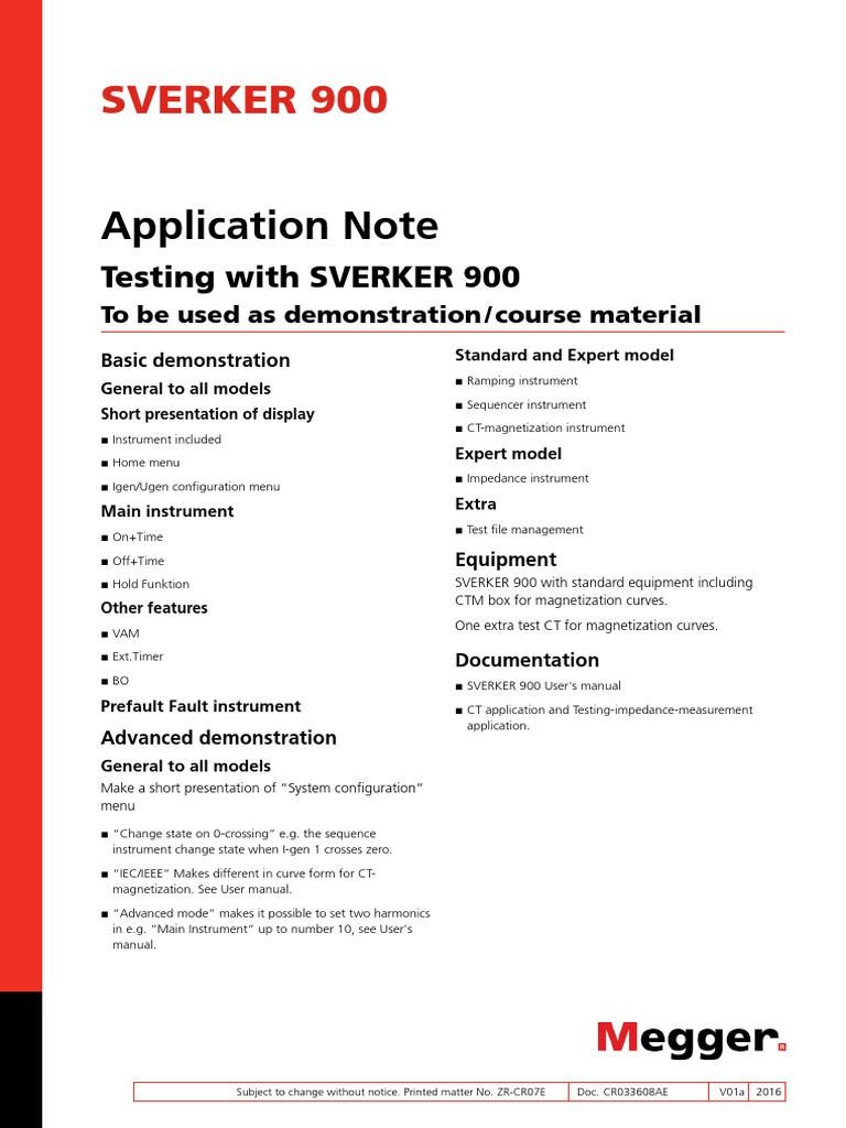 SVERKER900 DemoTesting AN en PDF | PDF | Proprietary Software | Trademark