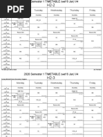 KRSS Timetable Semester 1 2023 - 30 Dec | PDF