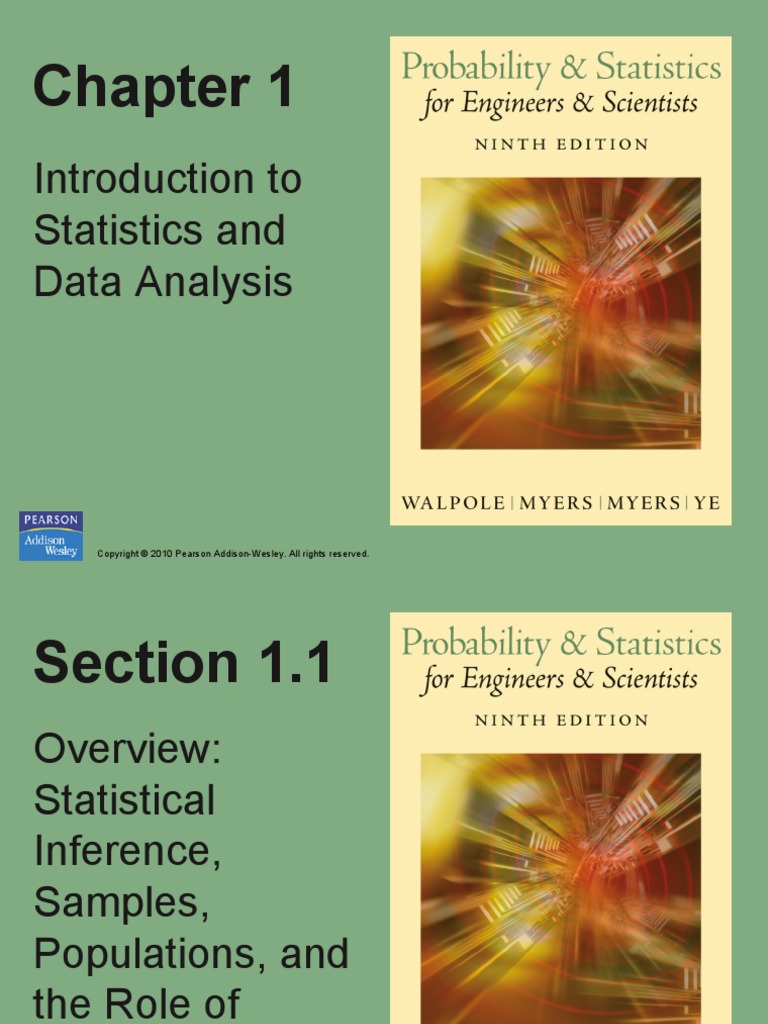 Introduction To Statistics and Data Analysis | PDF | Statistical ...