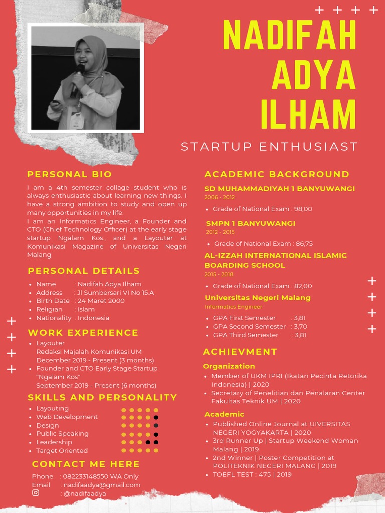 My CV PDF | PDF | Learning | Behavior Modification