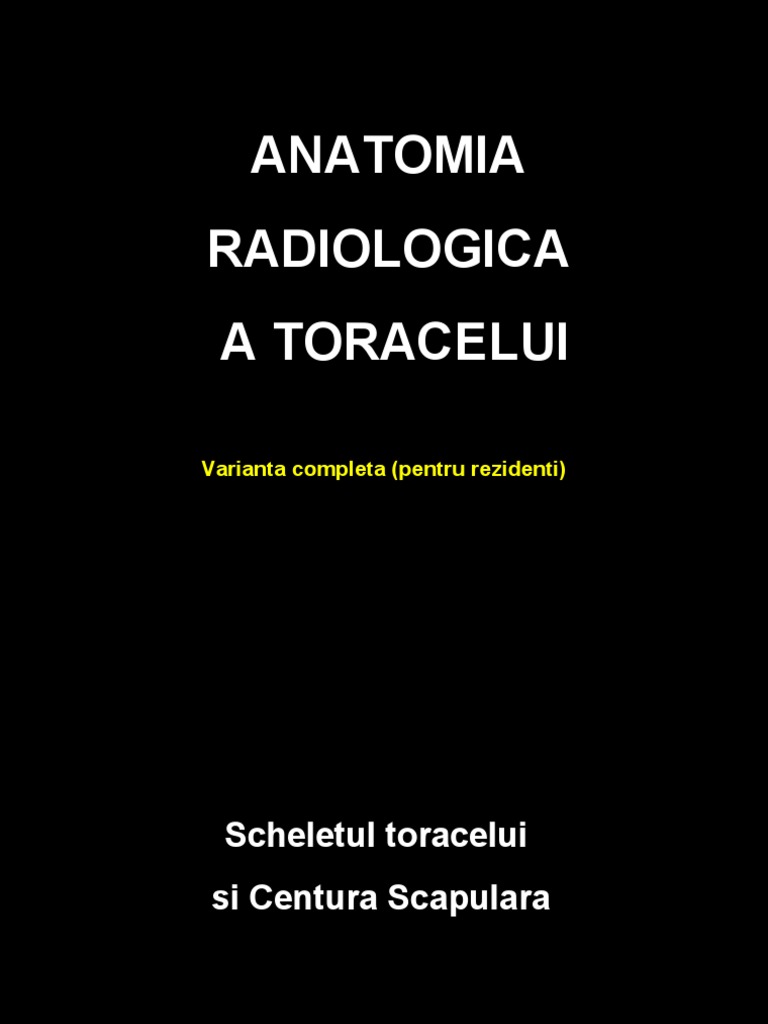 Anatomia TORACELUI v2 (Full) | PDF