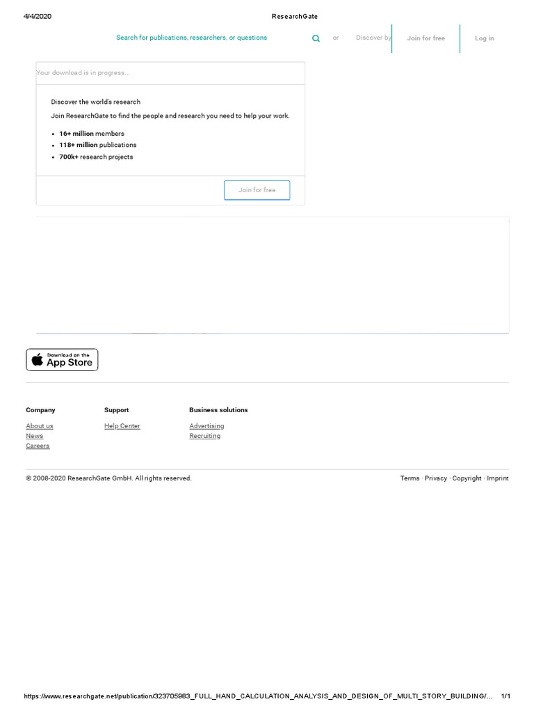 Discover The World'S Research Join Researchgate To ND The People and ...
