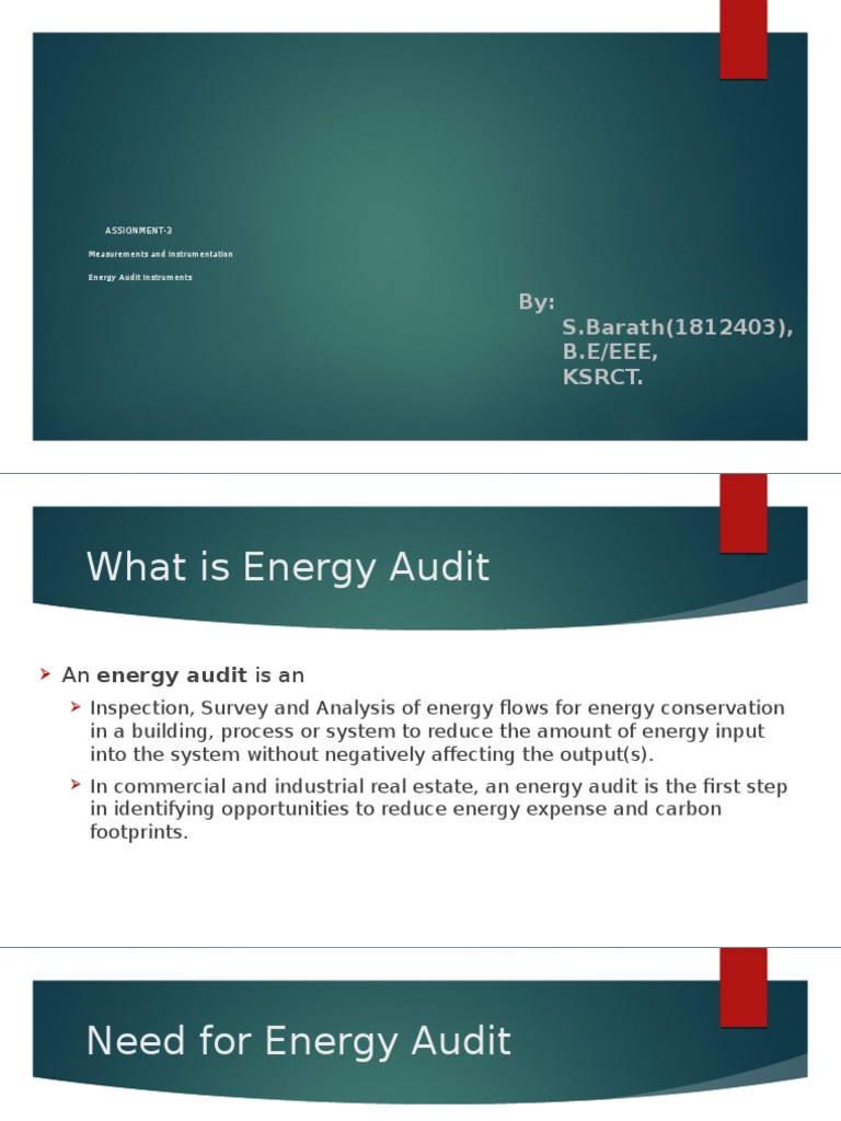 Energy Audit Instruments | PDF | Ph | Infrared