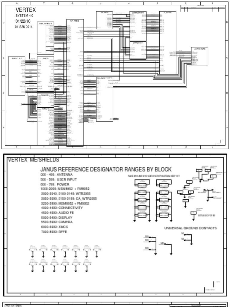 Vertex XT1635-Schematics | PDF