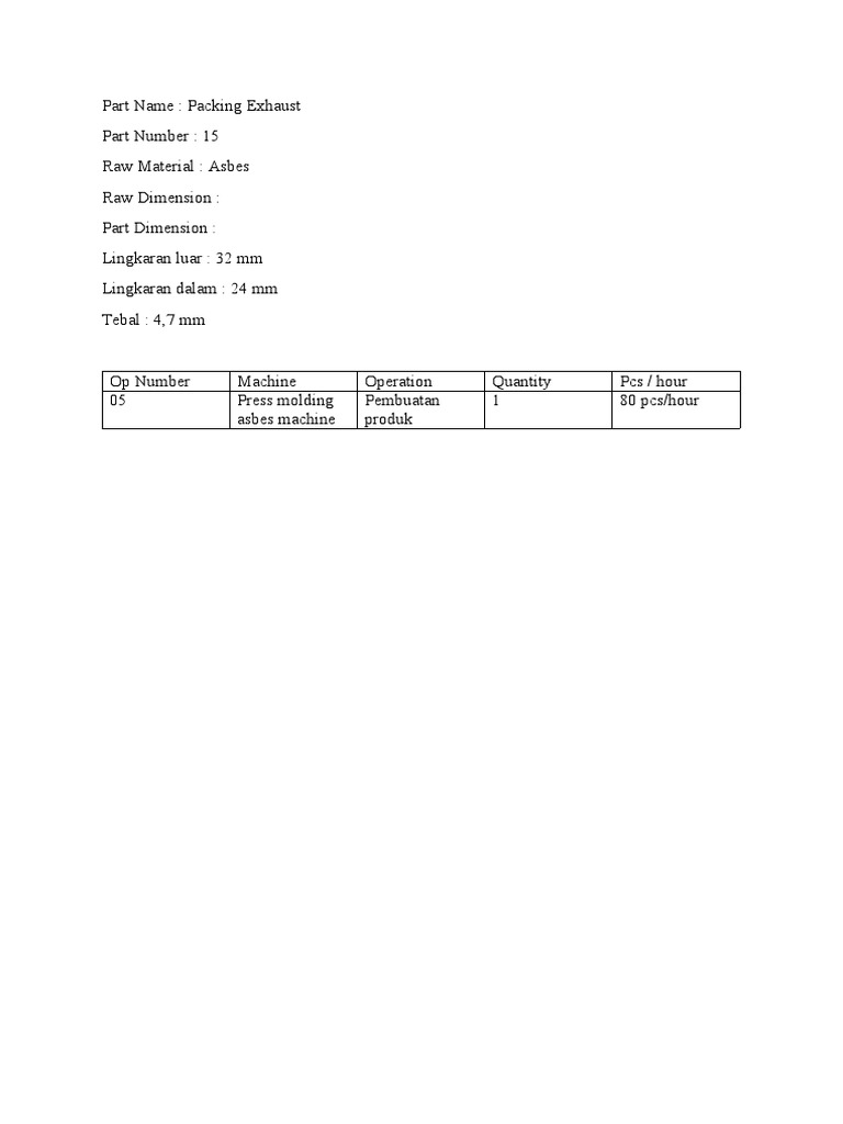 Routing Sheet | PDF | Mechanical Engineering | Industrial Processes