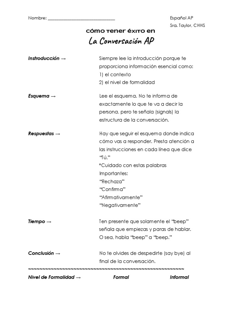 La Conversación AP | PDF